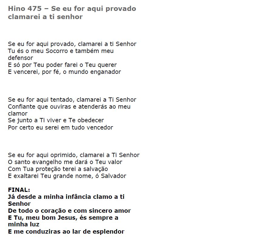 Hinário Ccb 5 (Letras) – pdf - APOSTILA CCB