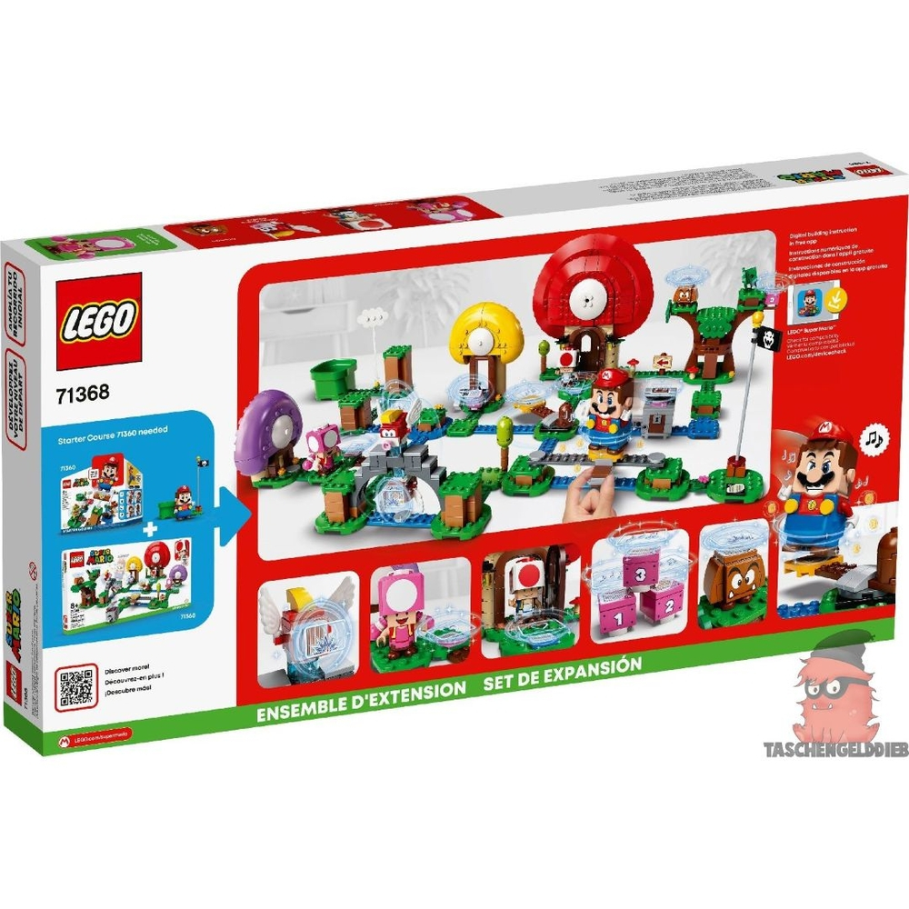 LEGO SUPER MARIO CAÇA AO TESOURO DE TOAD - EXPANSAO 71368 - Star Brink ...
