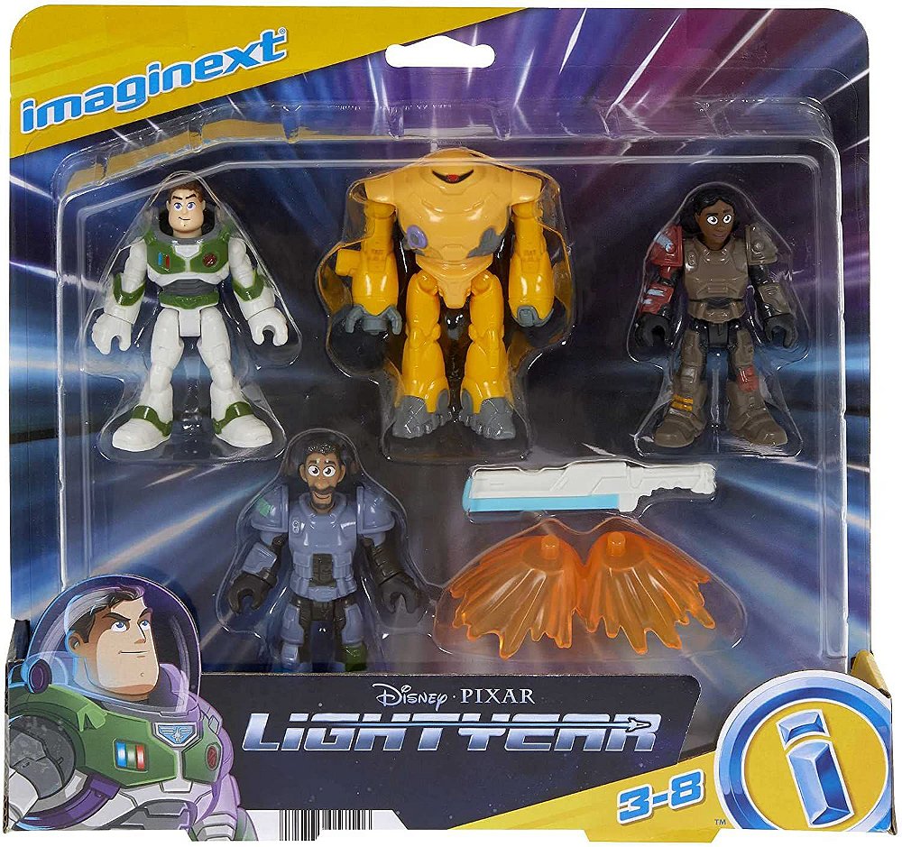 Imaginext Lightyear Multipack Com 4 Personagens Mattel HGT27 - Star ...