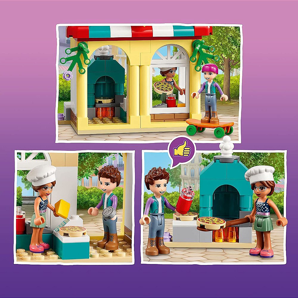 Lego Friends Pizaria de Heartlake City 41705 - Star Brink Brinquedos
