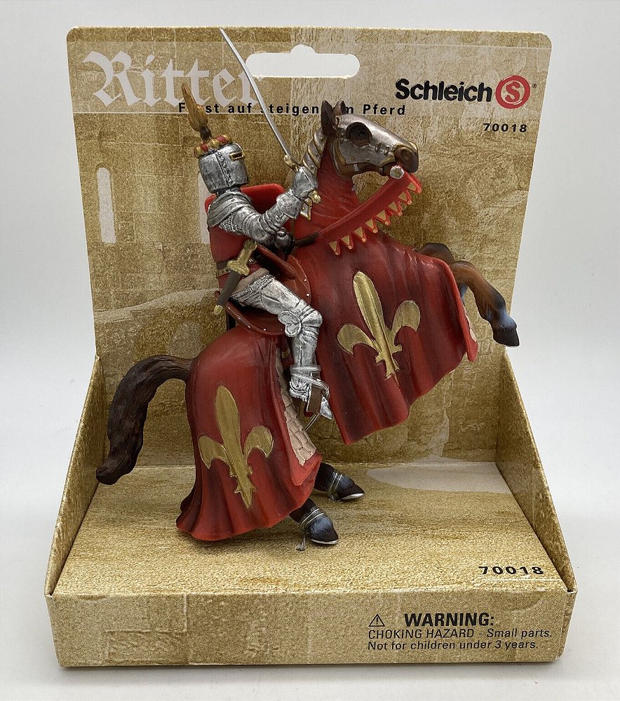 Schleich Soldado Medieval Principe com Cavalo 70018 - Star Brink Brinquedos