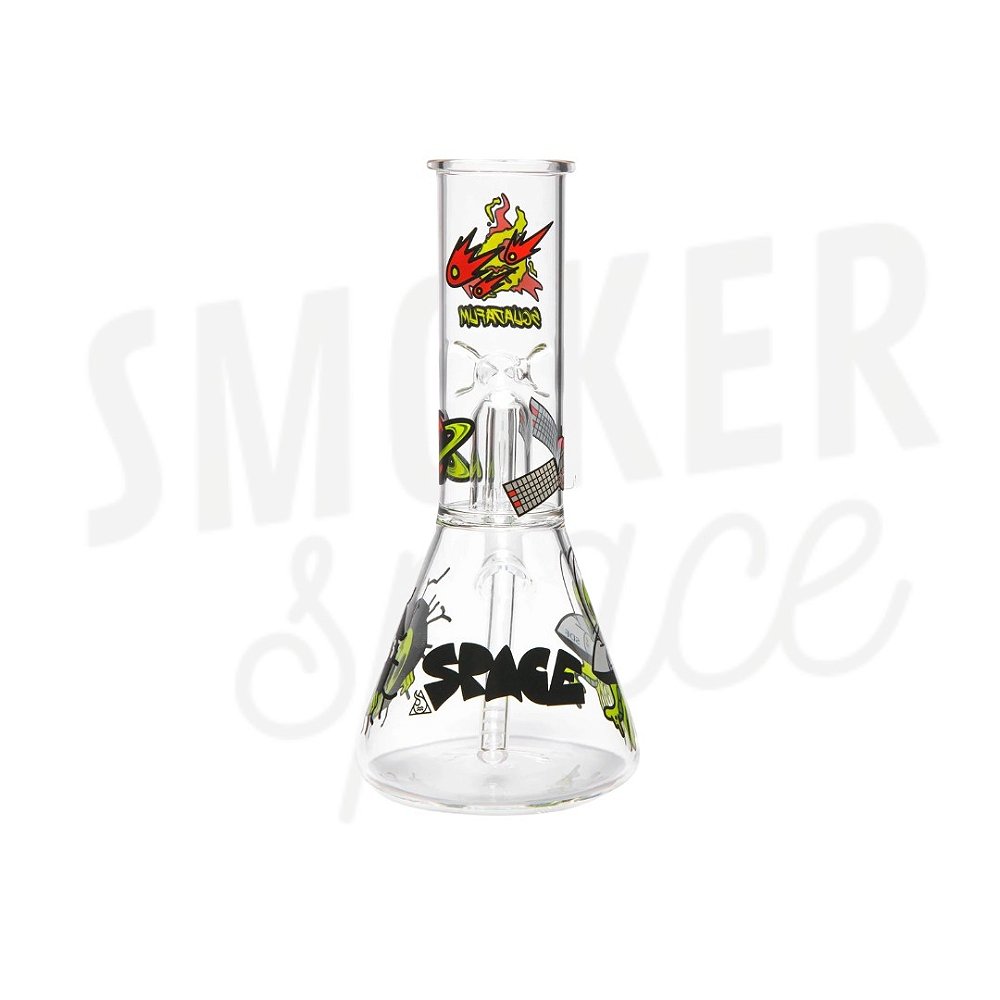 Bong - Glass Ice Bong Percolator (Space) - Squadafum - SMOKER SPACE