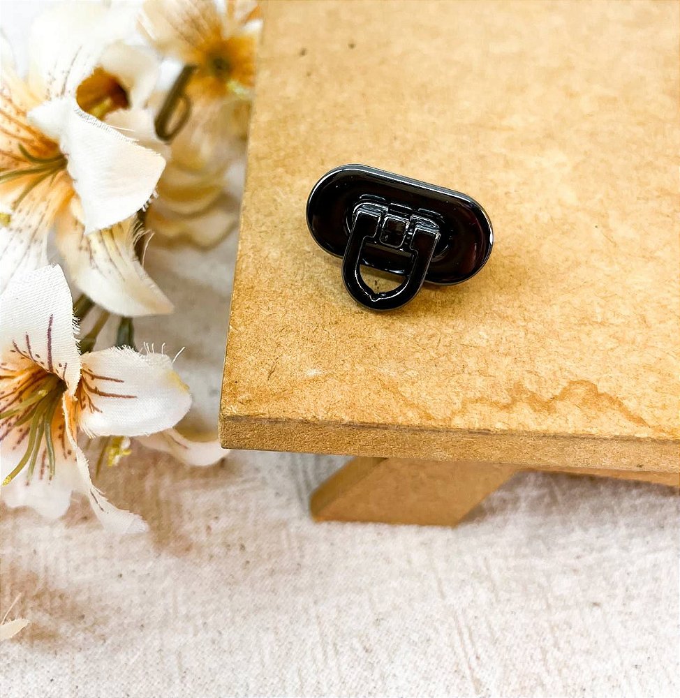 Fecho Bolsa Ônix - Déa Fios e acessórios para crochê.