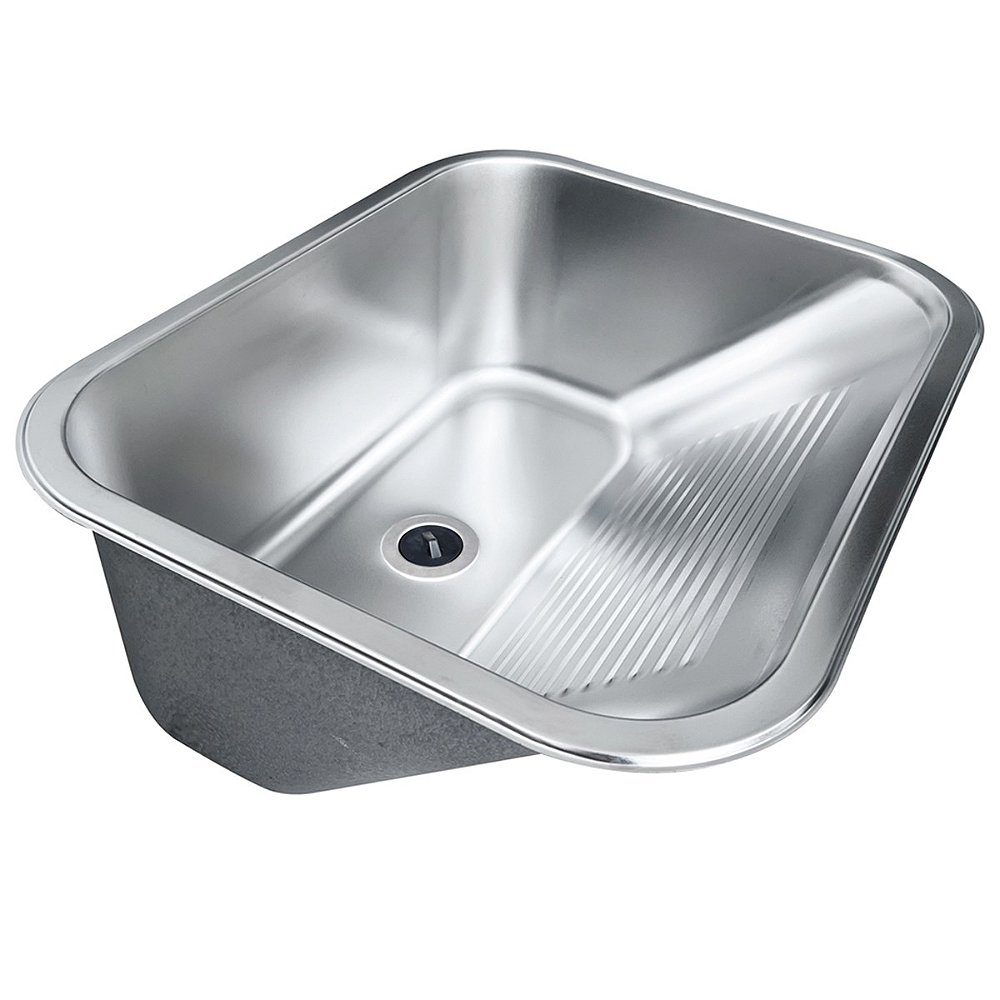 Tanque Inox Lavanderia 55x45 Com Válvula Aço Inox Brinovar - Brinovar ...