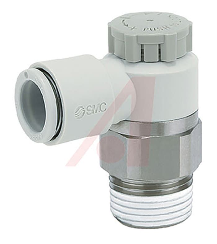 SMC AS2201F-02-08SA VALVULA REGULADORA DE FLUXO PARA CILINDRO PNEUMATICO ROSCA 1/4 TUBO 8 MM ...