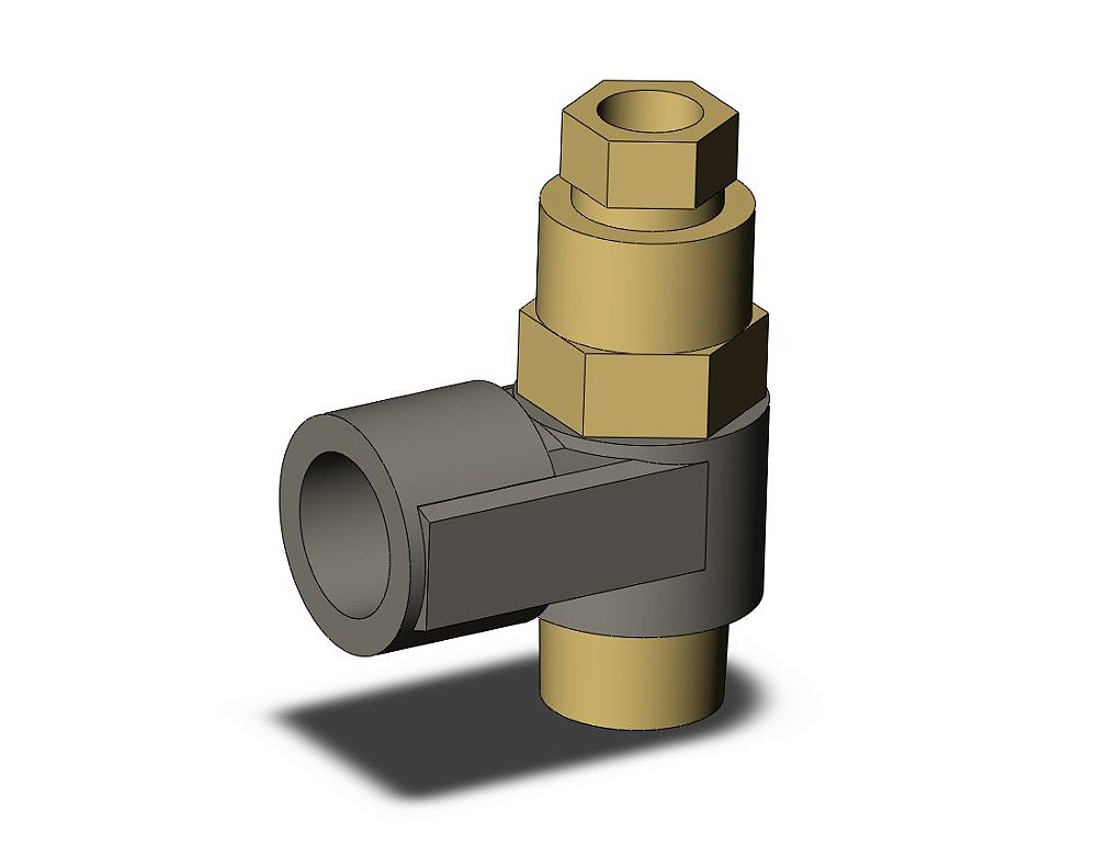 SMC AS4200-04S-X785 VALVULA DE RETENCAO PILOTADA E REGULADORA DE FLUXO ...