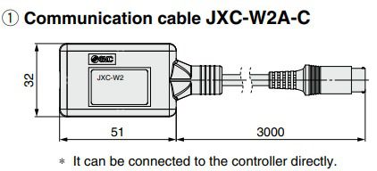 LEC-W2A-C CABO DE COMUNICACAO 3M PARA CONTROLADOR JXC SERIE LEC - TONA ...