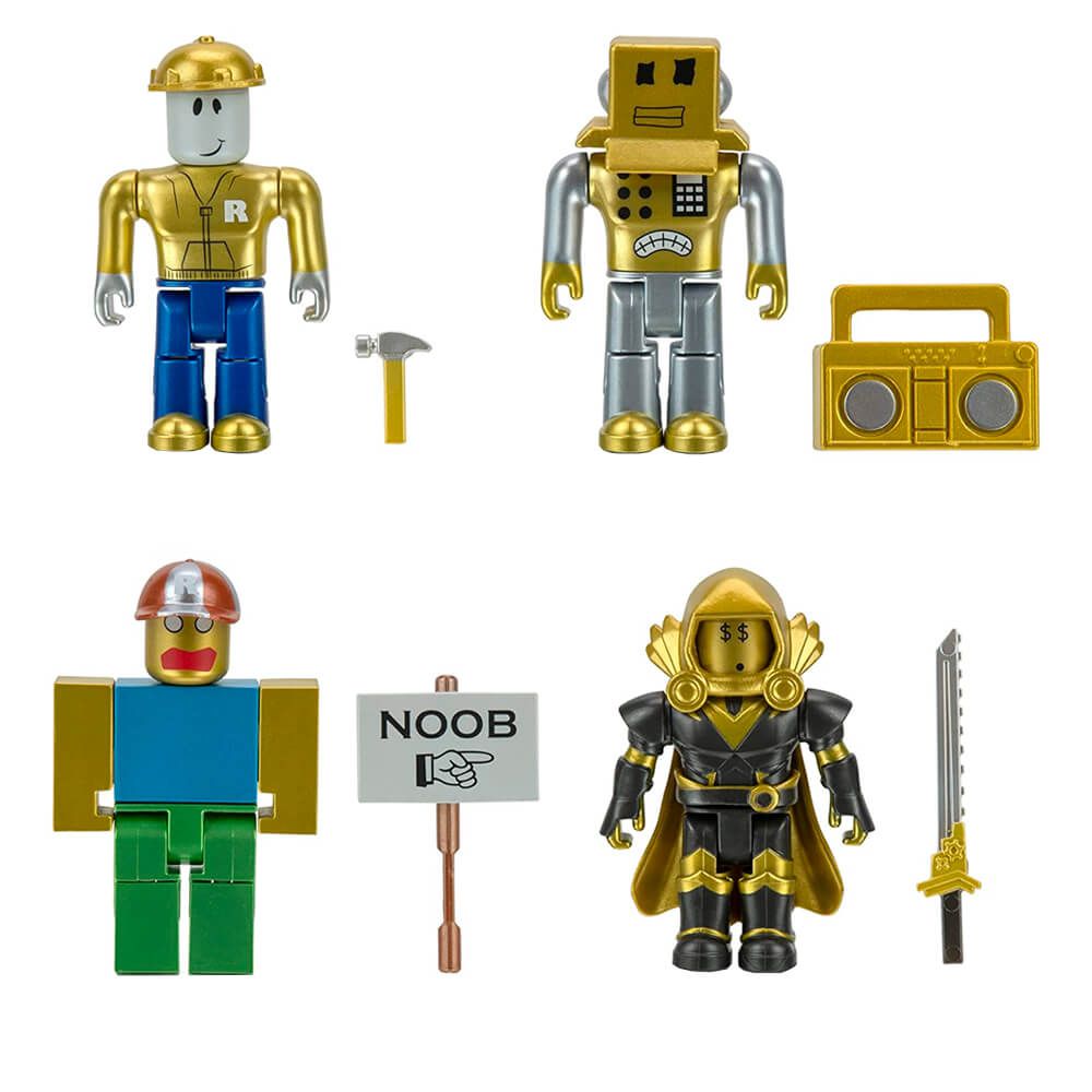 Bonecos Roblox Action Collection - Aniversário de 15 Anos: Set Dourado ...