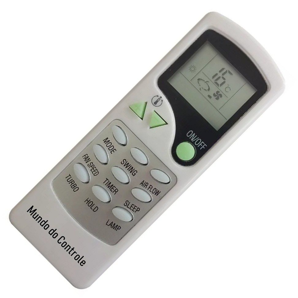 Controle Remoto Ar Condicionado Elgin Shfi12000 / Srfi-12000 - Mundo do ...