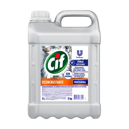 Cozinha Cif Desincrustante p/ limpeza pesada 5L Ref.69548954 - Copapel ...