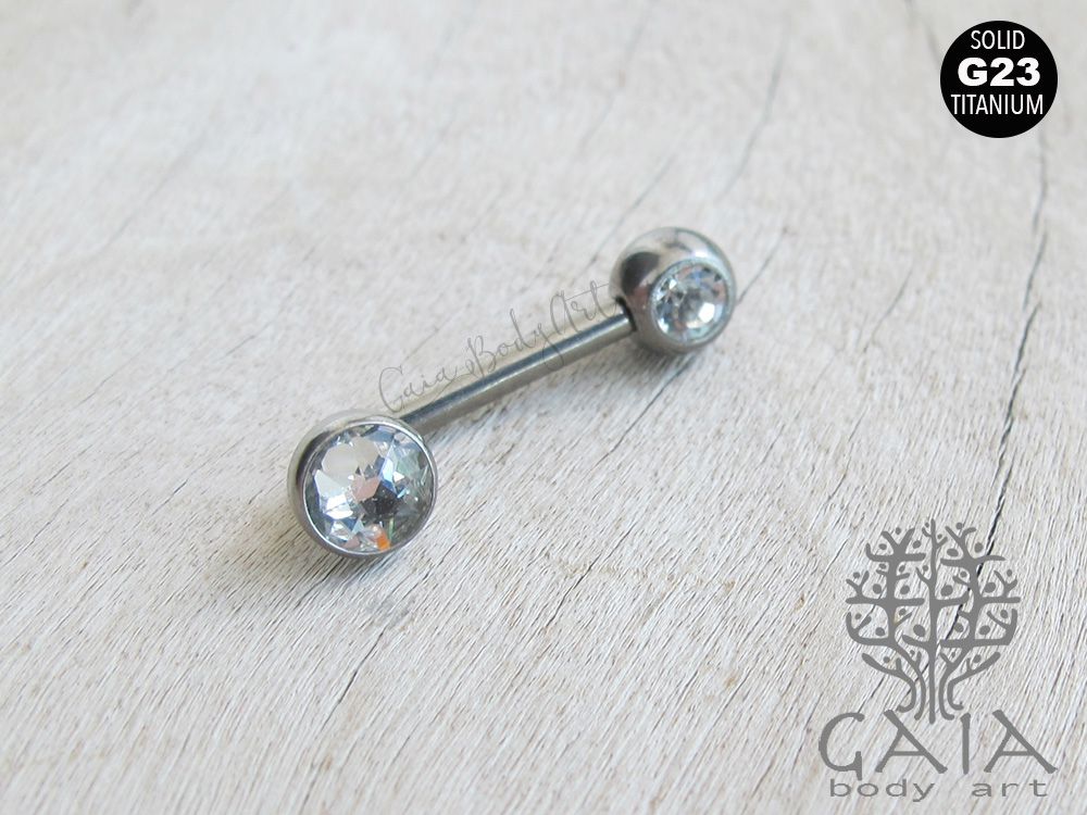 Piercing Íntimo Titânio G23 Christina Zircônias - Gaia Body Art ...