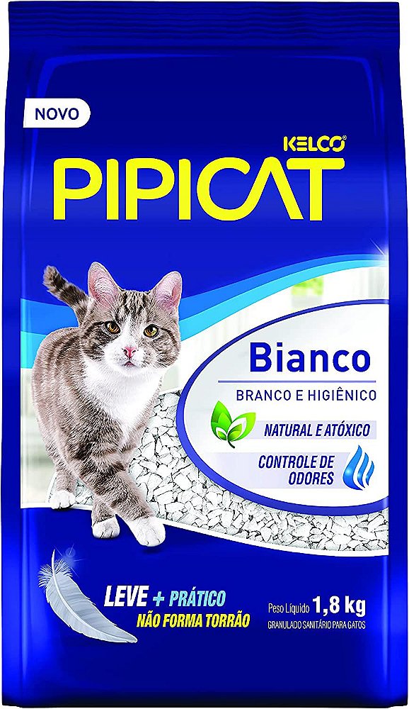 Pipicat Bianco Granulado Sanitário 1,8kg - Mercado Animal Pet Shop ...