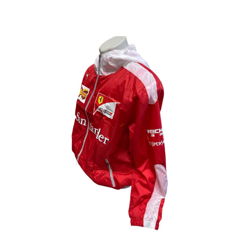Jaqueta Corta Vento Ferrari F1 - Balaclava Fórmula 1 - Balaclava F1 ...