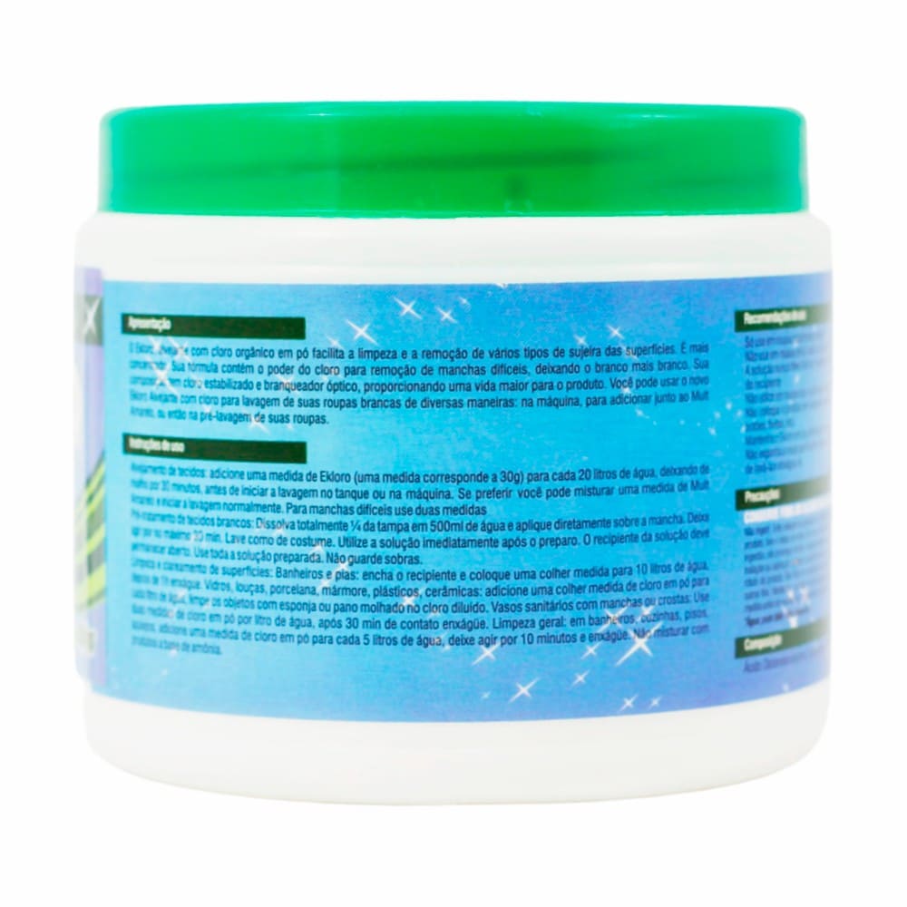 Cloro Orgânico em Pó Ecológico Ekloro Aroma Eucalipto Ekobrazil 450g ...