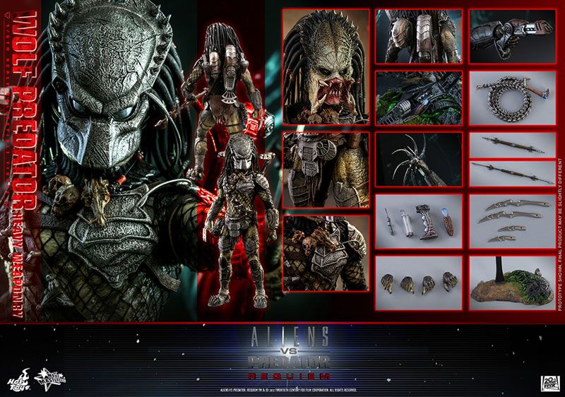 Wolf Predator Heavy Weaponry MMS443 Hot Toys Original - Prime ...