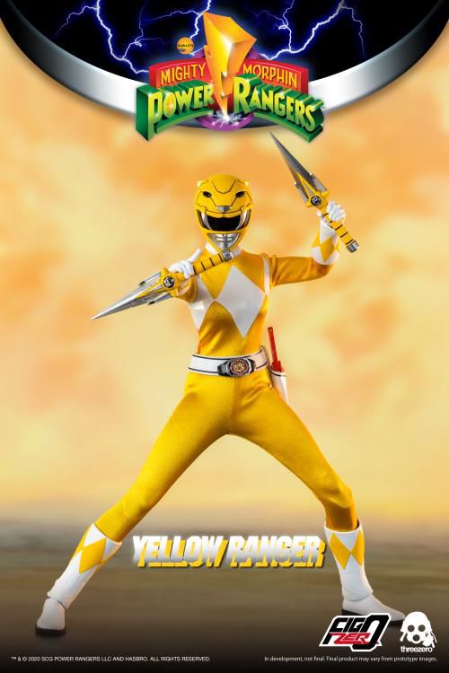Ranger Amarelo Power Rangers Mighty Morphin Threezero original - Prime ...