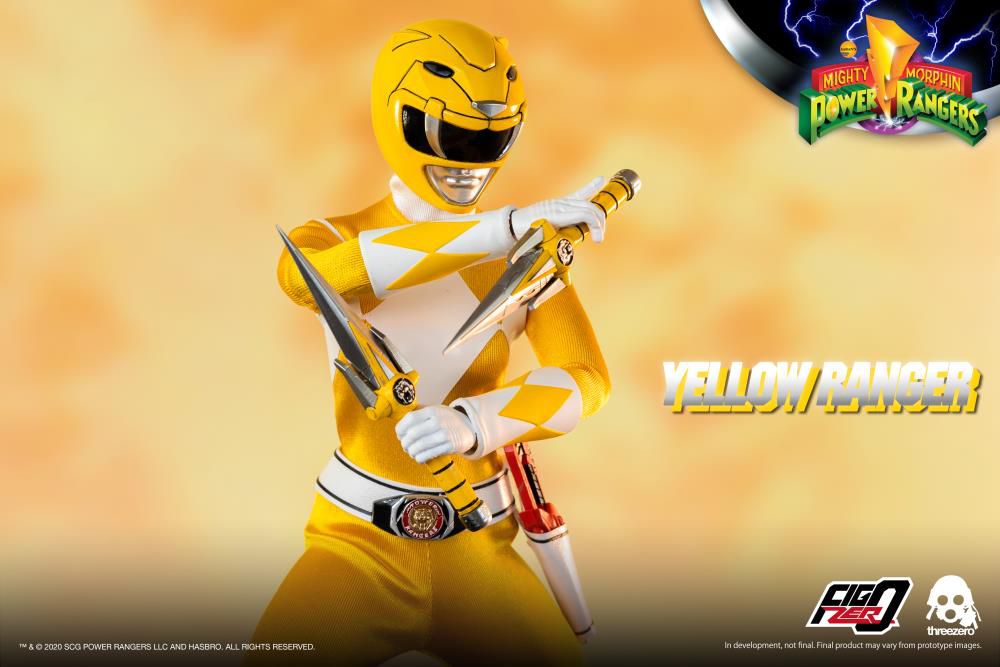 Ranger Amarelo Power Rangers Mighty Morphin Threezero original - Prime ...