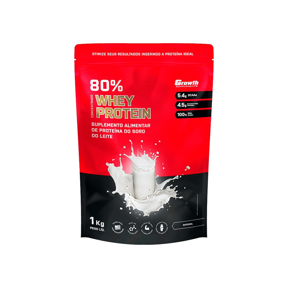 WHEY PROTEIN GROWTH SUPLEMENTS - 1KG - Ninja Suplementos Curitiba (41 ...