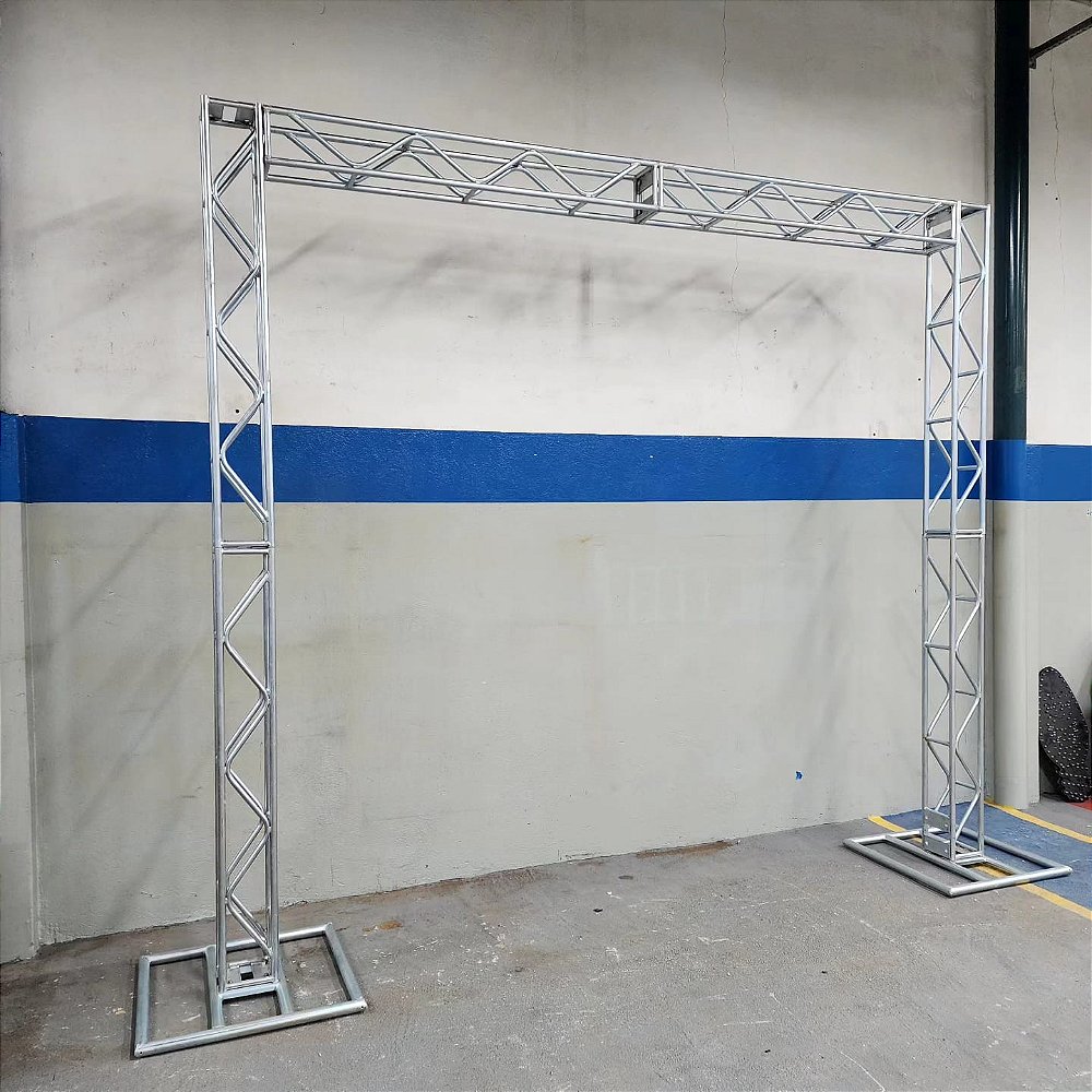 Kit Trave Aço Q20 3m x 3m - LOCAÇÃO São José dos Campos - Artshows
