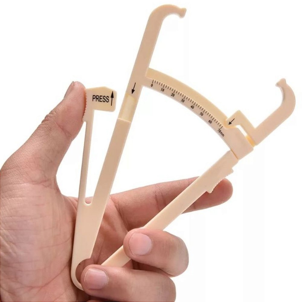 Adipômetro Para Educação Física Medição De Gordura Mede 70mm ...