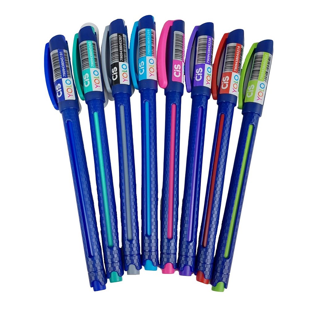 Caneta YOLO Esfereográfica 0.7mm - Papel Picado - Papelaria, presentes ...