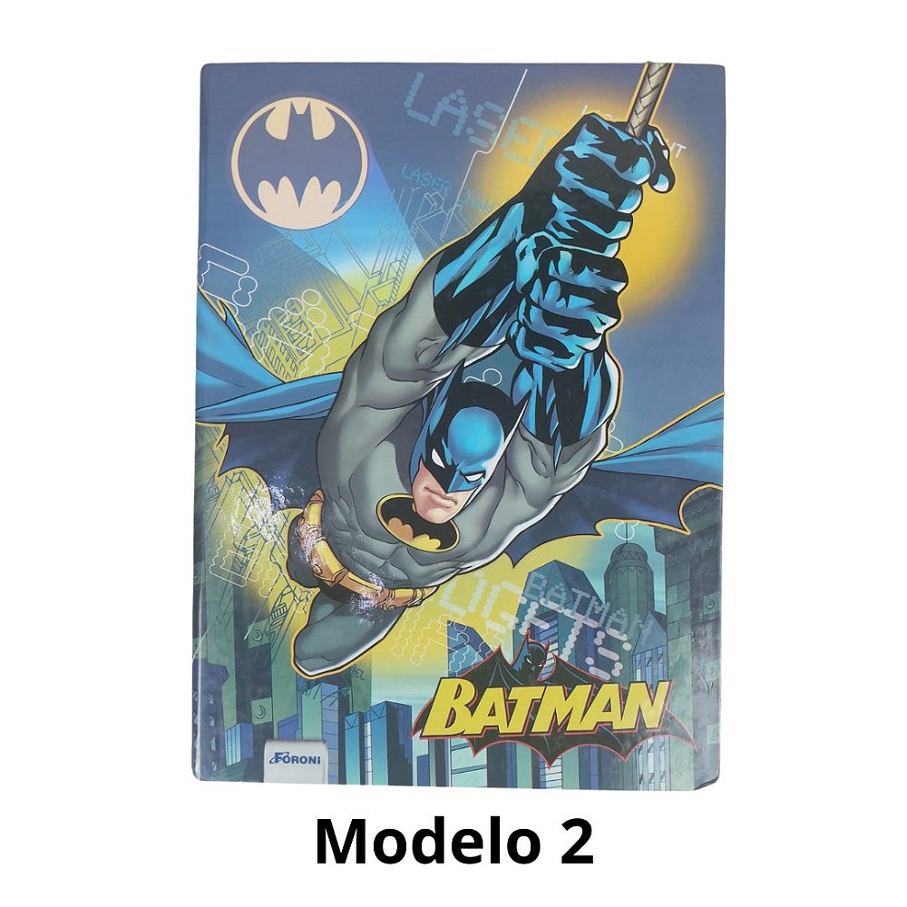 Caderno Batman Brochura 96 Folhas - Papel Picado - Papelaria, presentes ...