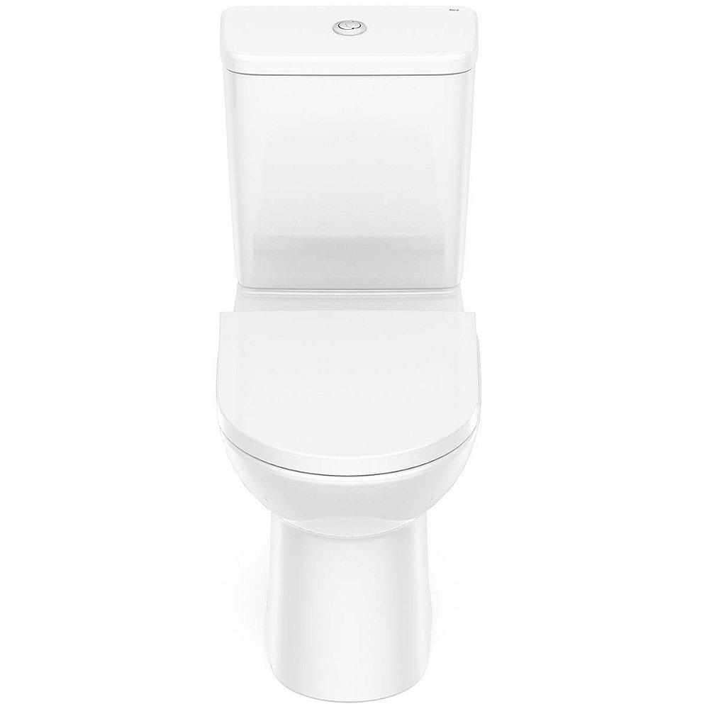 Kit Vaso Sanitário Roca Debba Round Branco Com Caixa Acoplada 3,6L ...