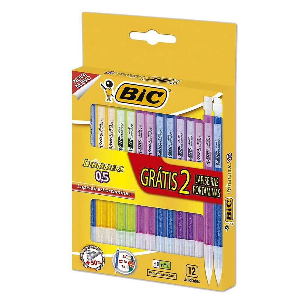 Lapiseira Bic Shimmers 0,5mm Leve 14 Pague 12 - Montreal Distribuidora