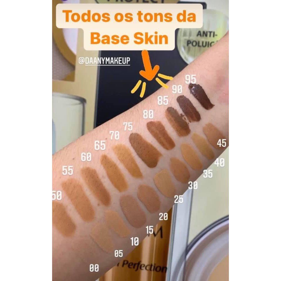 Base Líquida Eudora Glam Skin Perfection 30ml - Cosmeticos da ray