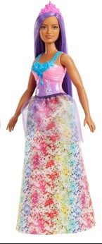 Boneca Barbie Princesa Dreamtopia - Cabelo Roxo - HGR00 - Mattel - Real ...
