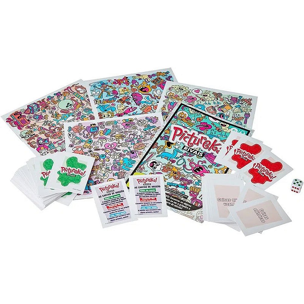 Jogo de Tabuleiro - Pictureka Rivals Edition - F5253 - Hasbro - Real ...