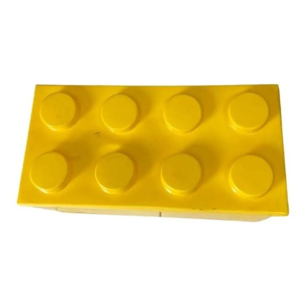 Caixa Lego - Grande - Baú Organizador - Amarelo - 6102 - Tavo Brinks ...