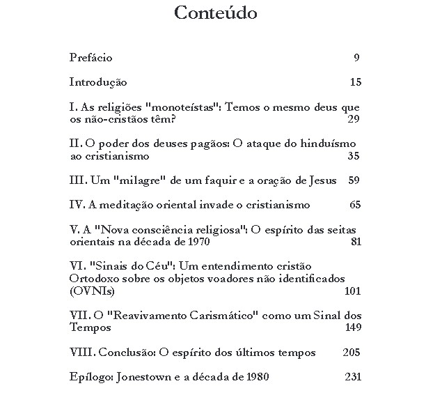 Ortodoxia e a Religião do Futuro - Pe. Serafim (Rose) - Editora São ...