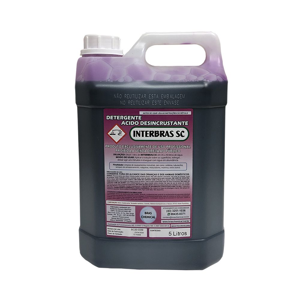 Intercap Concentrado INTERBRAS SC - Bras Chemical - Produtos de Limpeza ...