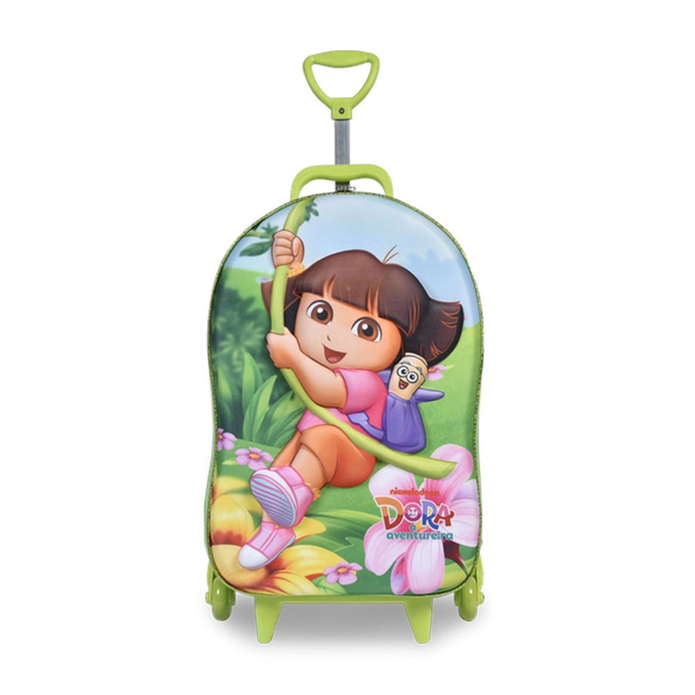 Mala Infantil MaxToy Dora a Aventureira Verde - Viajante Moderno