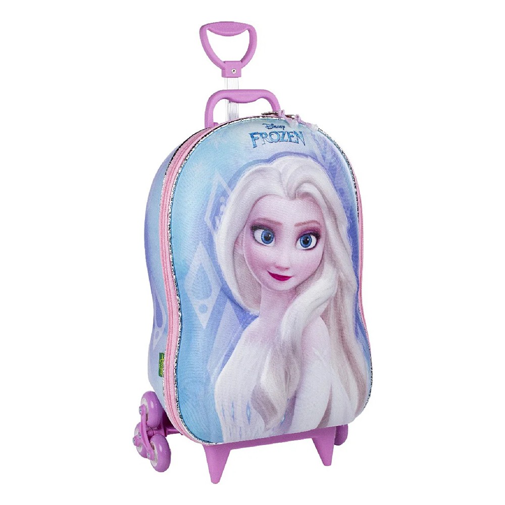 Mala Infantil MaxToy Frozen Elsa Azul - Viajante Moderno