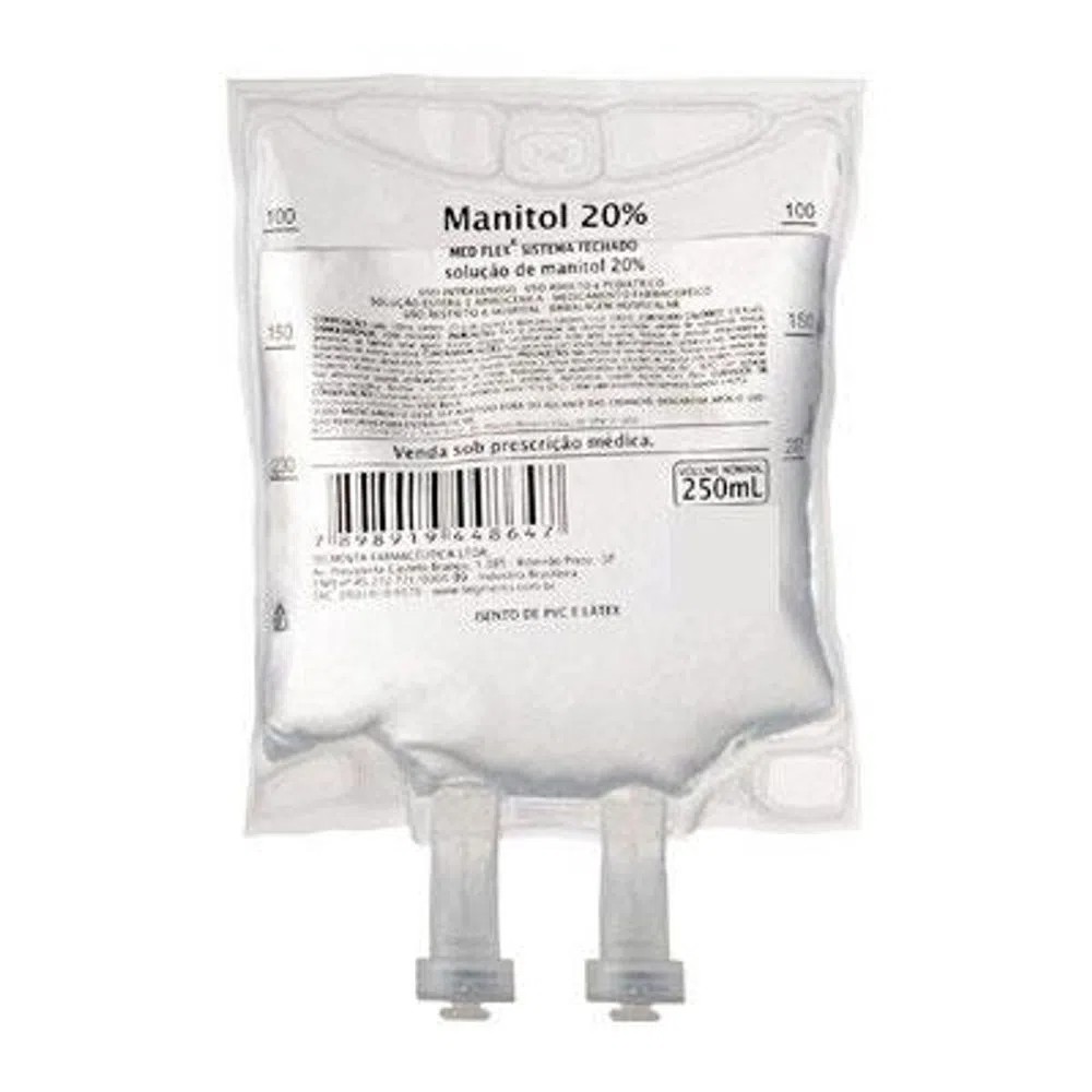 MANITOL SOLUÇÃO 20% 250ML - Pontomed