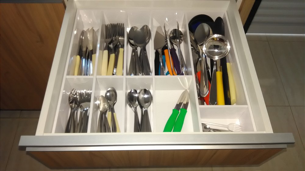 Organizador de Gavetas para Talheres - Sob Medida - Poli Design