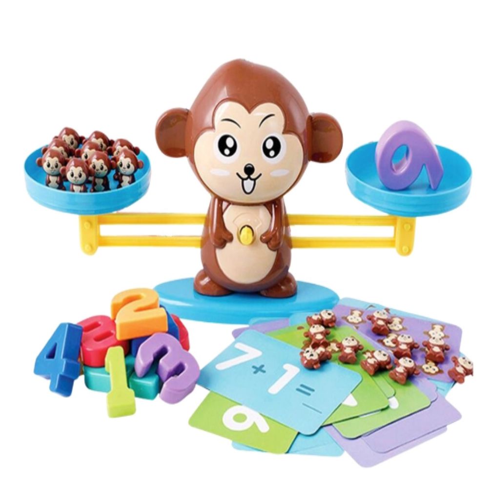 Monkey Scale - Magforma - Brinquedo Educativo - Pingu Brinquedos