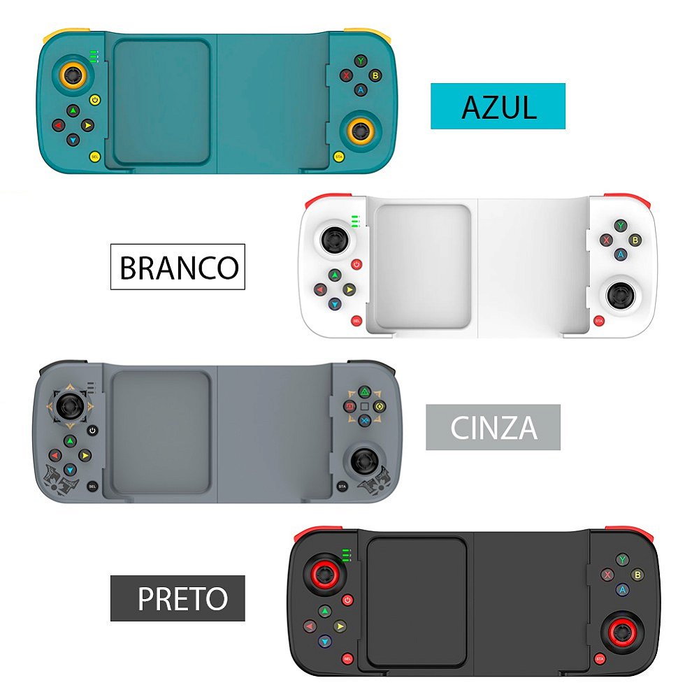 Controle Bluetooth Celular Gamepad Android Ios Pc BSP-D3 Variados ...