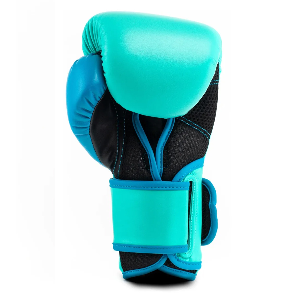 Luva de Boxe Everlast PowerLock - Verde e Azul - Attemporal Boutique