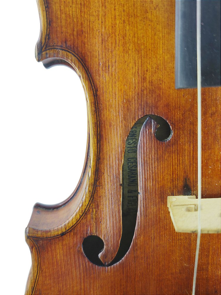 ERNESTO CESARANO & FIGLIO, VIOLINO DE AUTOR ITALIANO ANTIGO, SÉC. 19 ...