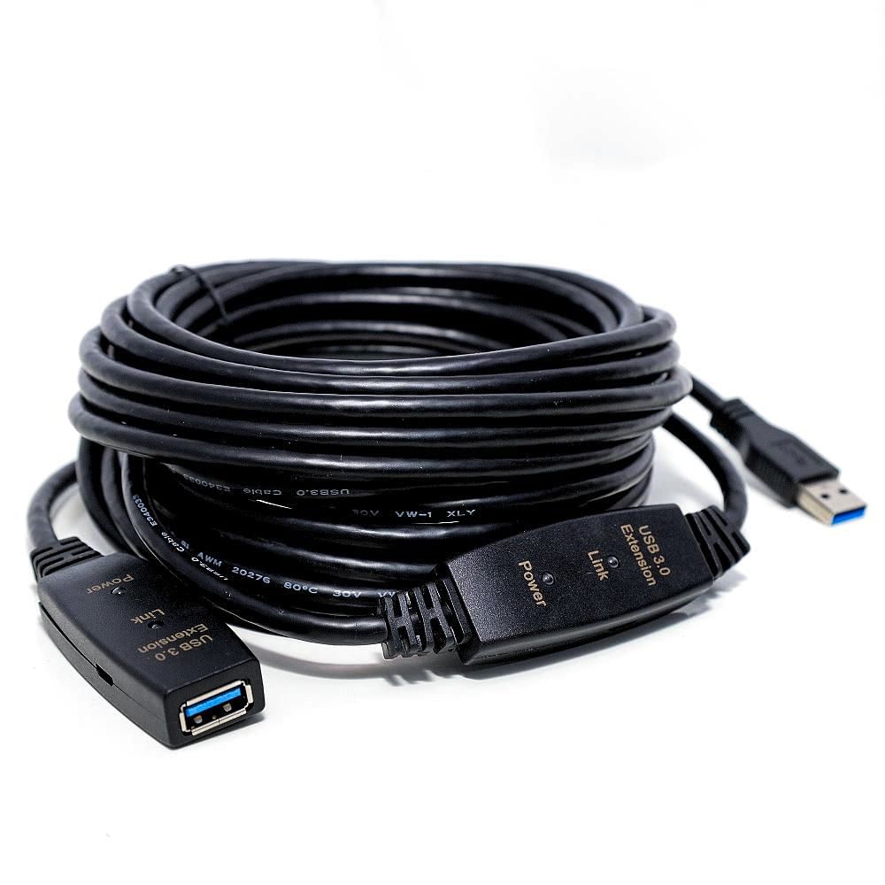 Cabo Extensor USB 3.0 Amplificado 10 Metros - Conexão sem limites