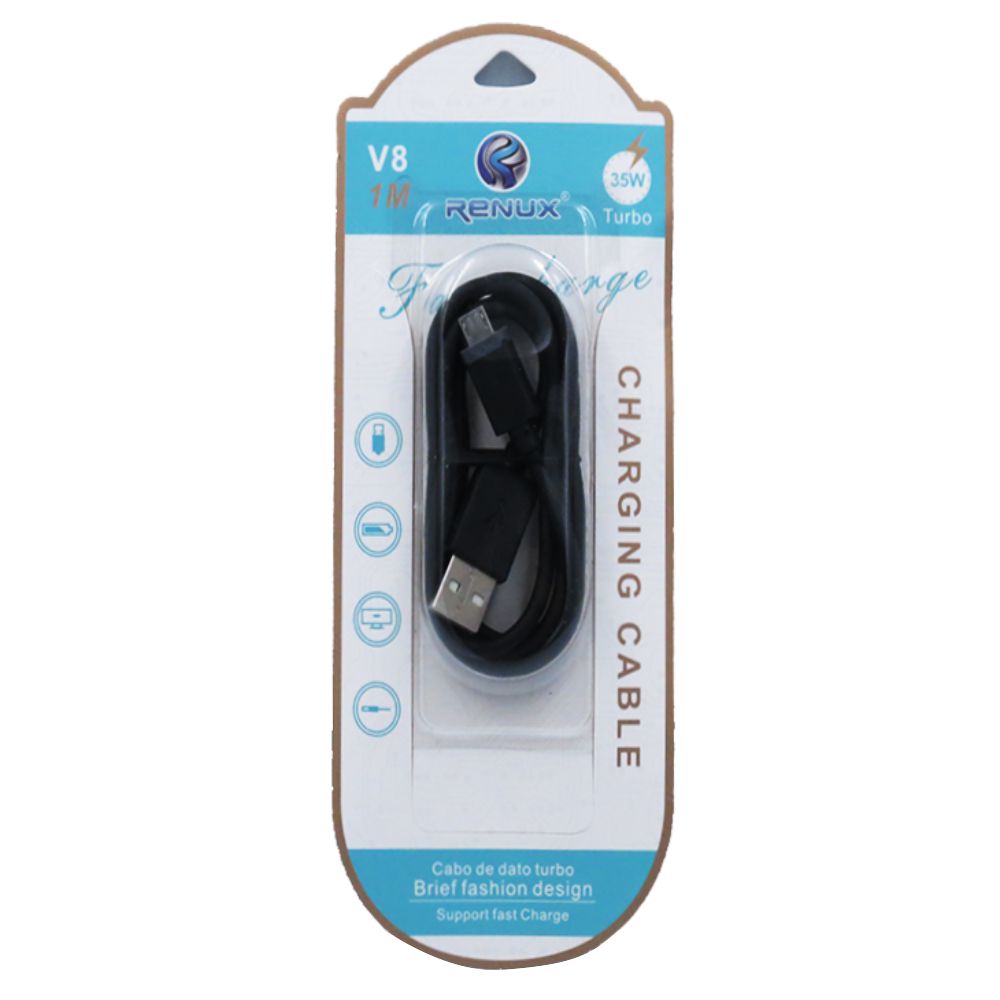Cabo Micro USB V8 Turbo 1 metro - Ion Cabos
