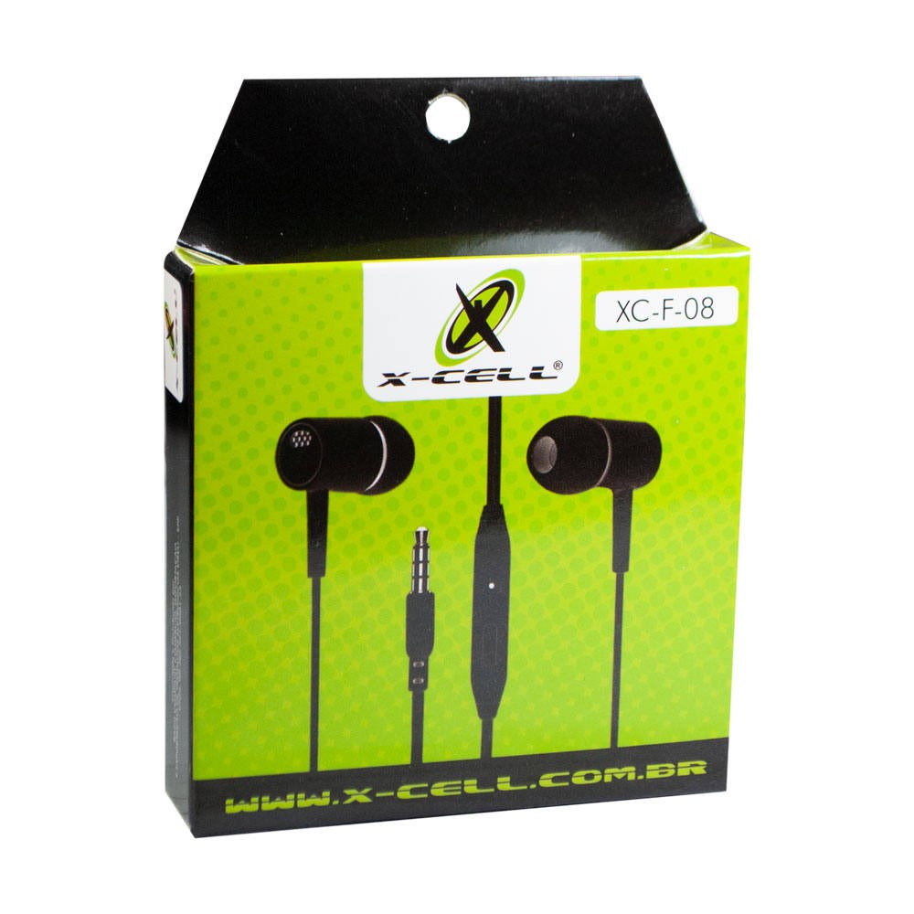 Fone de Ouvido X-Cell Intra XC-F-08 - Crystal Informática - A sua loja ...