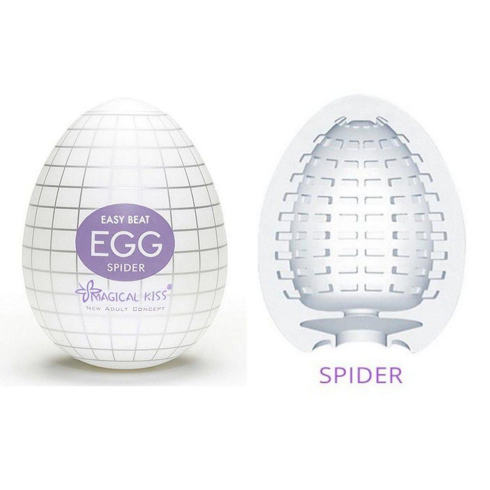 Masturbador Masculino Egg Magical Kiss Mega Import - Spider - LINGERIES ...