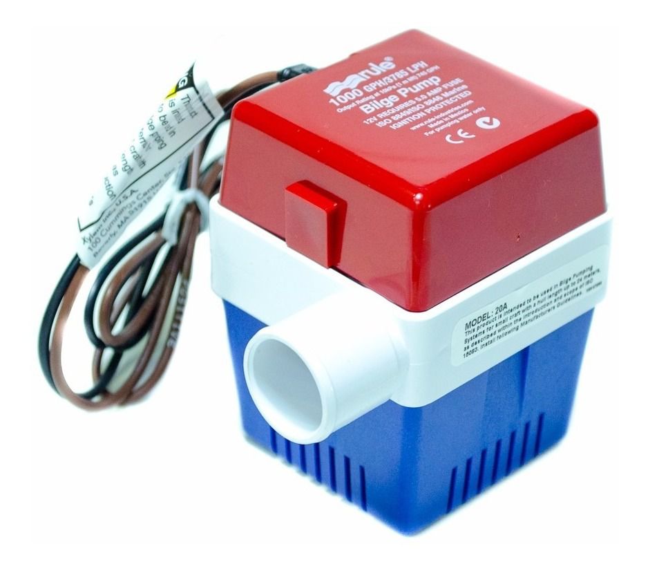 Bomba De Porão Rule 1000 Gph 3785 Litros + Automático Rule - Tiburon ...