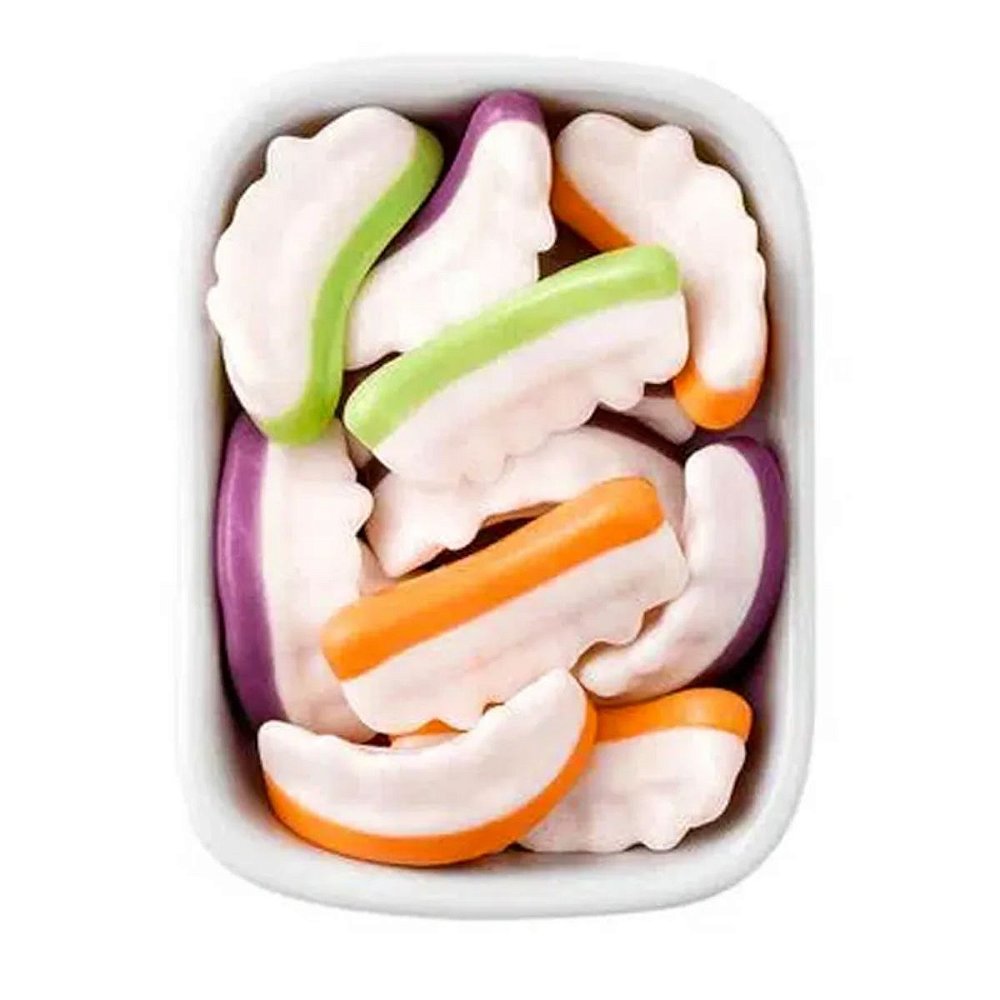 BALA HALLOWEEN GELATINA DENTES MONSTRO 80G LEMBRANCINHA DOCILE - Loja ...