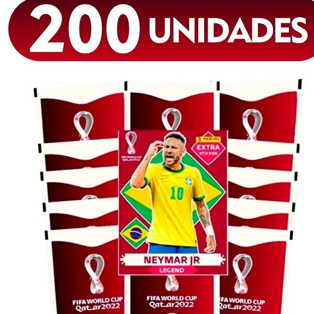 200 FIGURINHAS COPA DO MUNDO 2022 ÁLBUM (40 ENVELOPES) - PANINI - Loja ...