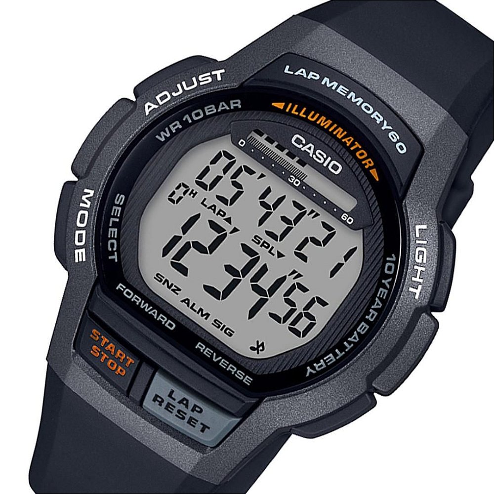 Relógio Casio Standard WS-1000H-1AVDF Preto - Radical Place - Loja ...